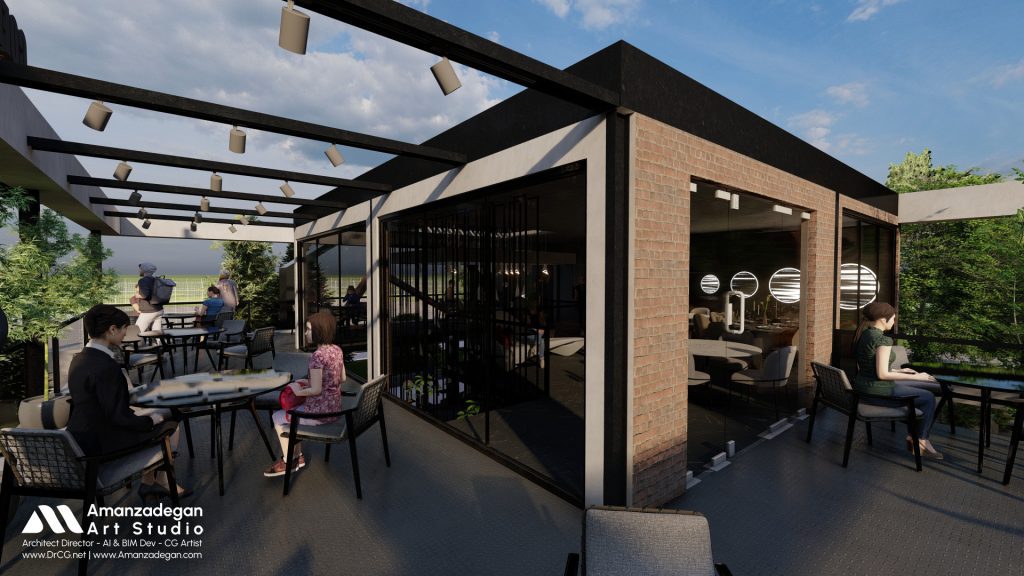 Coffee shop and fast food complex design by Mohammad Amanzadegan ...